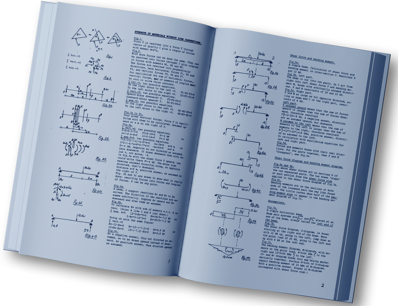 Shear force and bending moment without sign conventions - SFBM